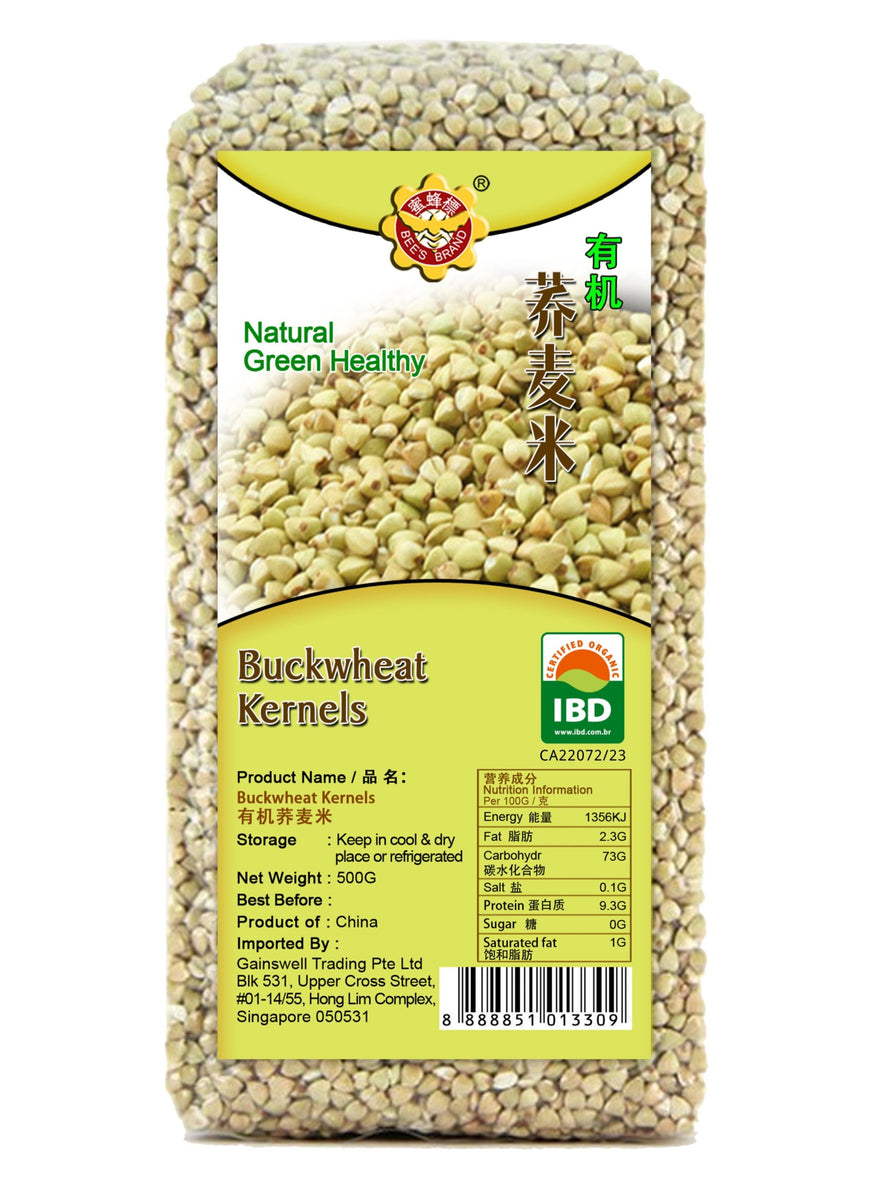 Buckwheat Kernels 有机荞麦米—500g – Bee's Brand