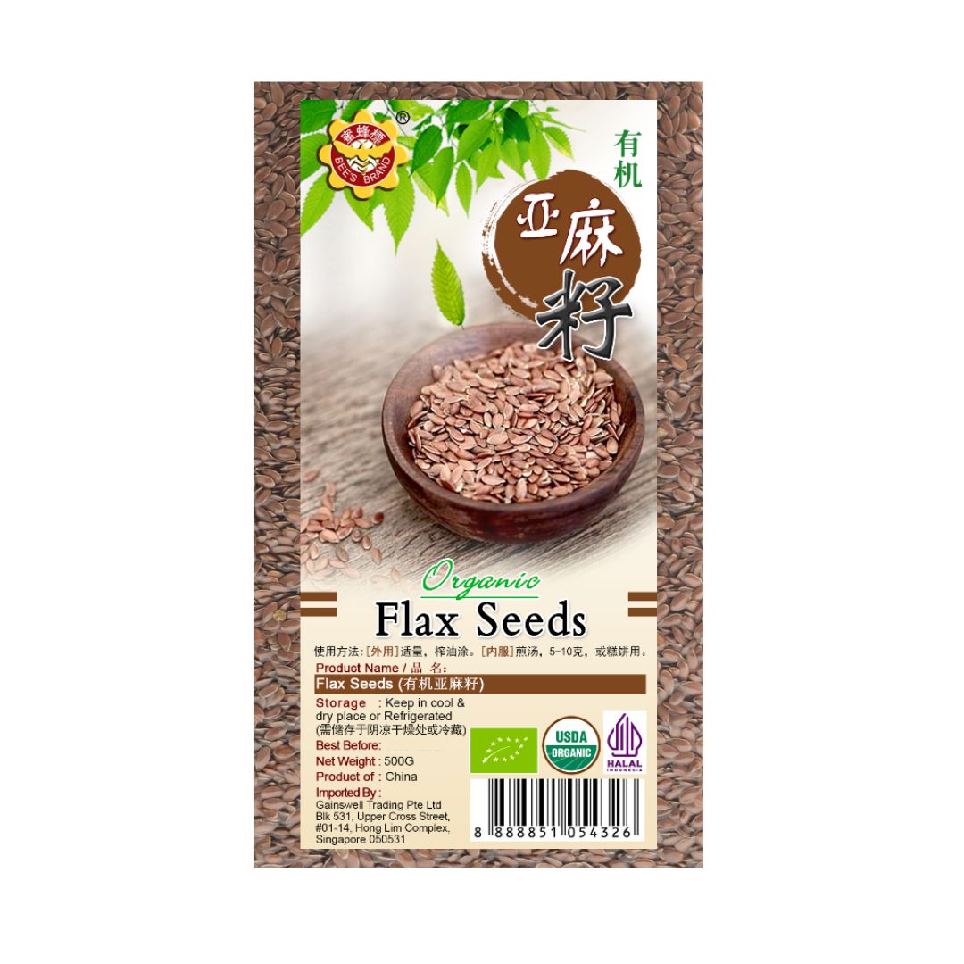 Organic Flax Seeds 有机亚麻籽 – Bee's Brand